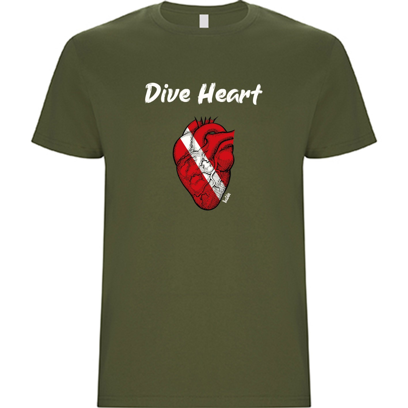 Camiseta DIVE HEART – BuzoSalao | Camisetas originales y mucho más